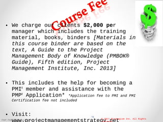 Pmp bootcamp structure2017 | PPT
