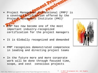 Pmp bootcamp structure2017 | PPT