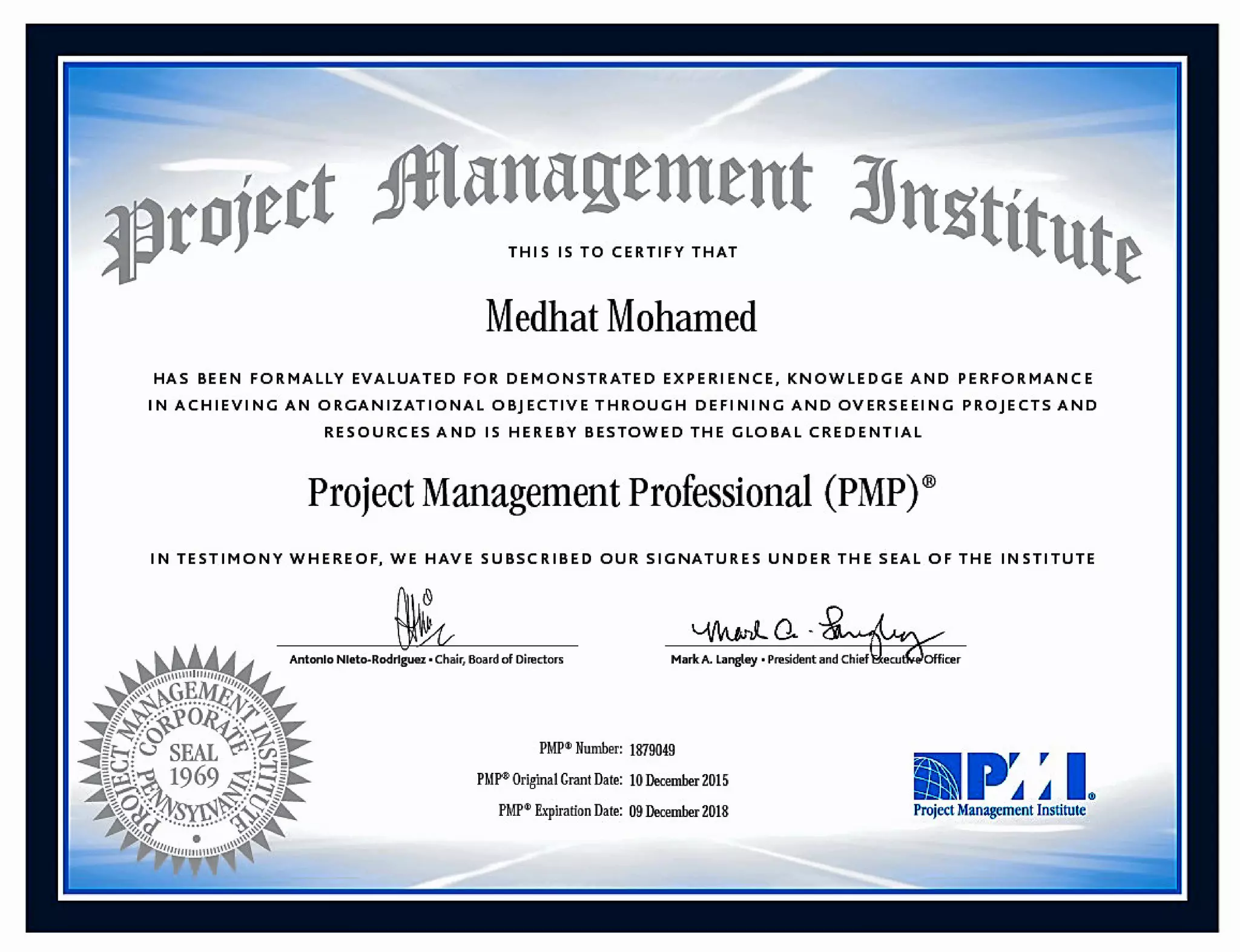 PMP® Certificate | PDF