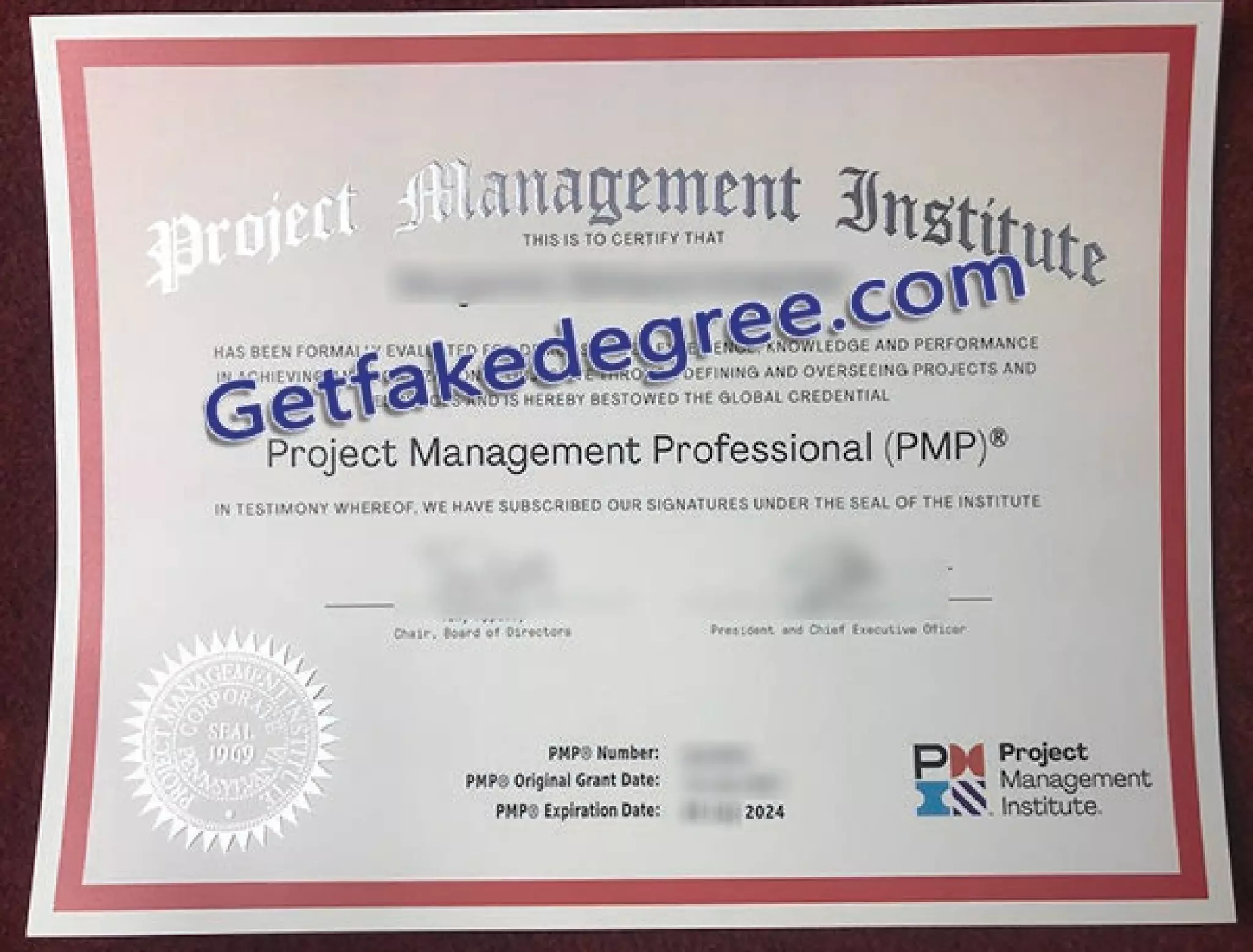 PMP certificate fake certificate | PPT