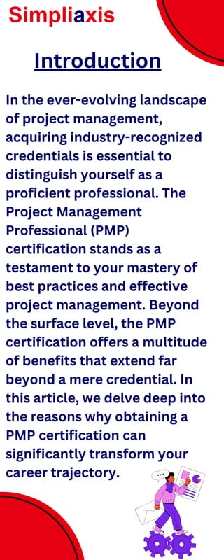 PMP Certification Advancing Your Project Management Career | PDF | Business | Business and Finance