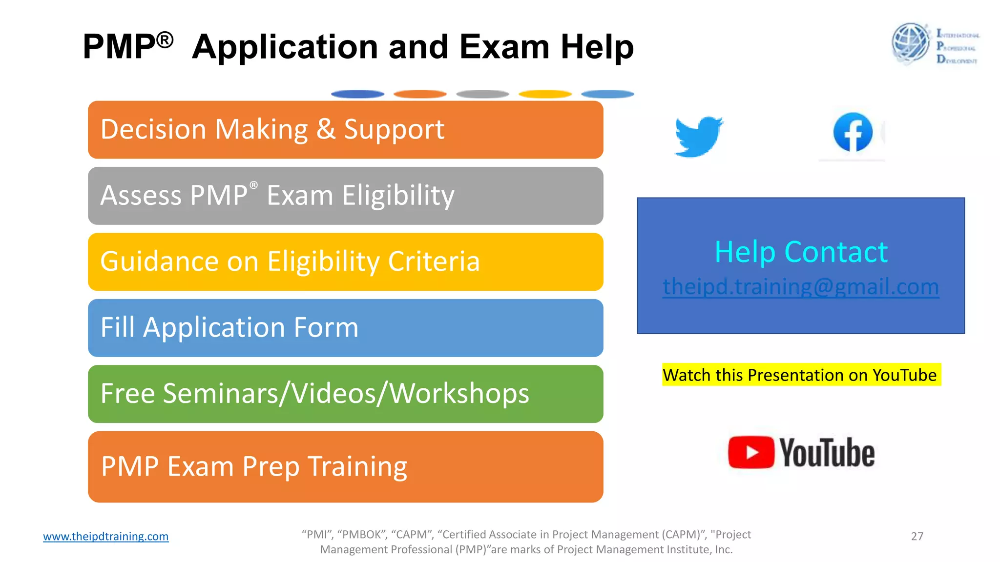 PMP Certification - An Overview 2021 | PPTX
