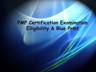 PMP certification details | PPT