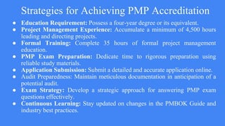 PMP Certification Training Course in Chennai | PPT