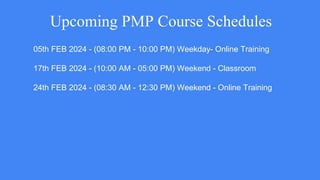 PMP Certification Training in Pune - FEB | PPTX
