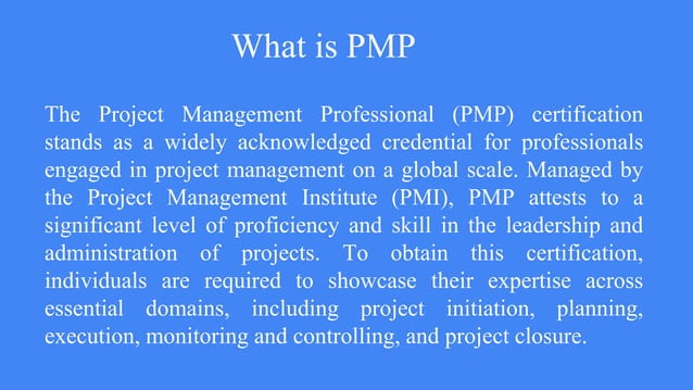PMP Certification Training Courses Ahmedabad | PPT