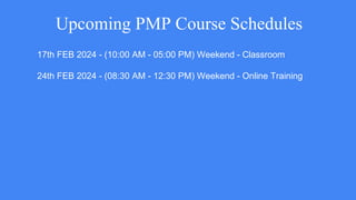 PMP Certification Training in Chennai FEB | PPT