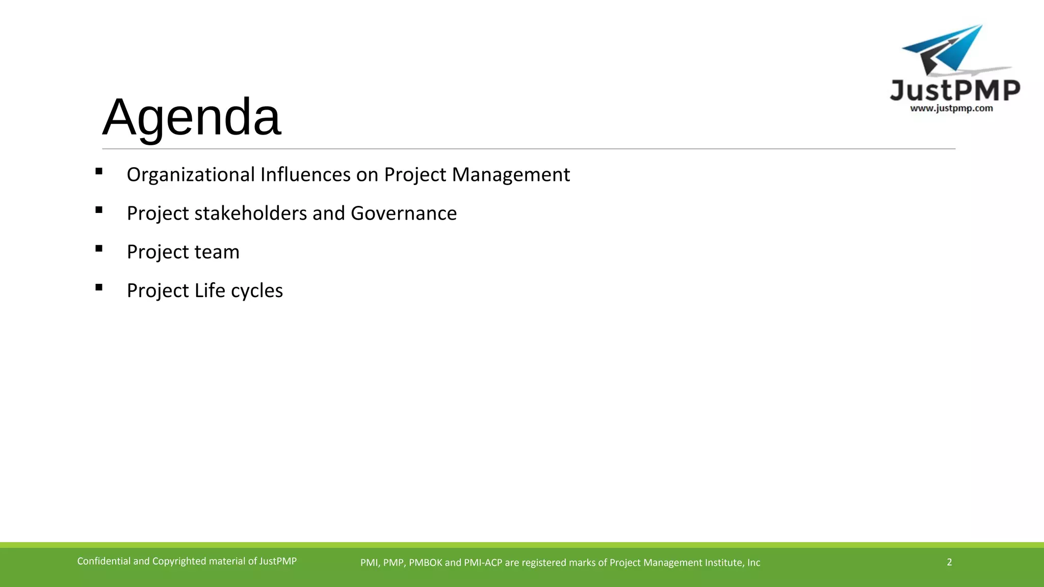 Organizational Influences and Project Life Cycle,PMP Chapter 2,PMBOK ...
