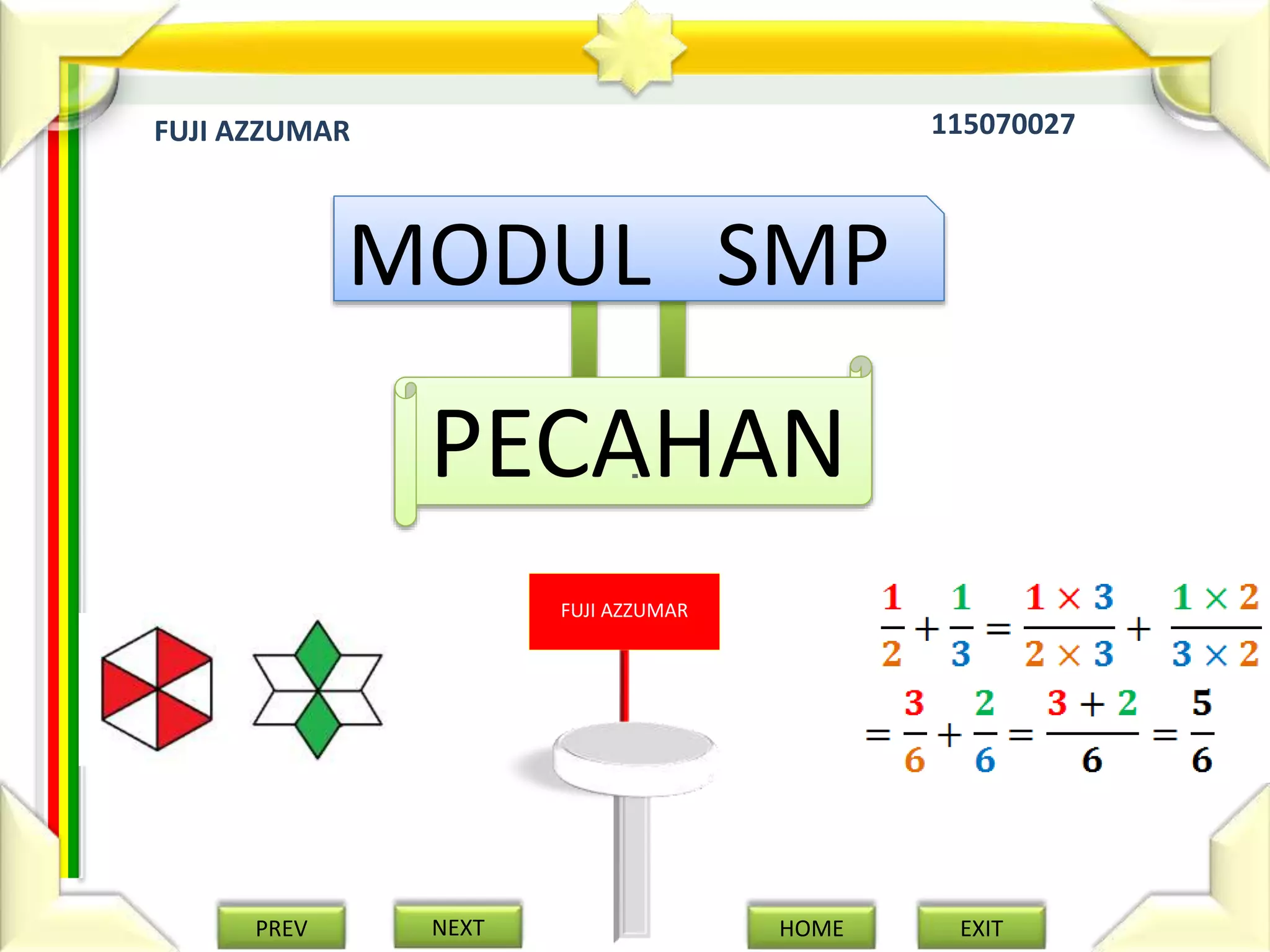 Modul Pecahan SMP | PPTX