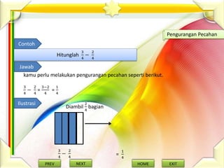 Modul Pecahan SMP | PPTX