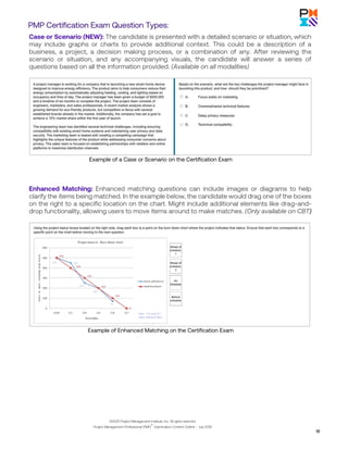 PMP Examination Content Outline | PDF