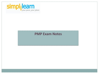 PMP Exam Notes | PPT