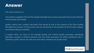 Free PMP Exam Sample Question of the Week | PPT