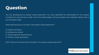 Free PMP Exam Sample Question of the Week | PPT
