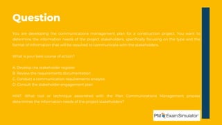 Free PMP Exam Sample Question of the Week | PDF