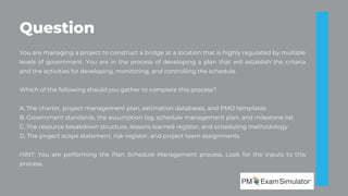 Free PMP Exam Sample Question | PPT