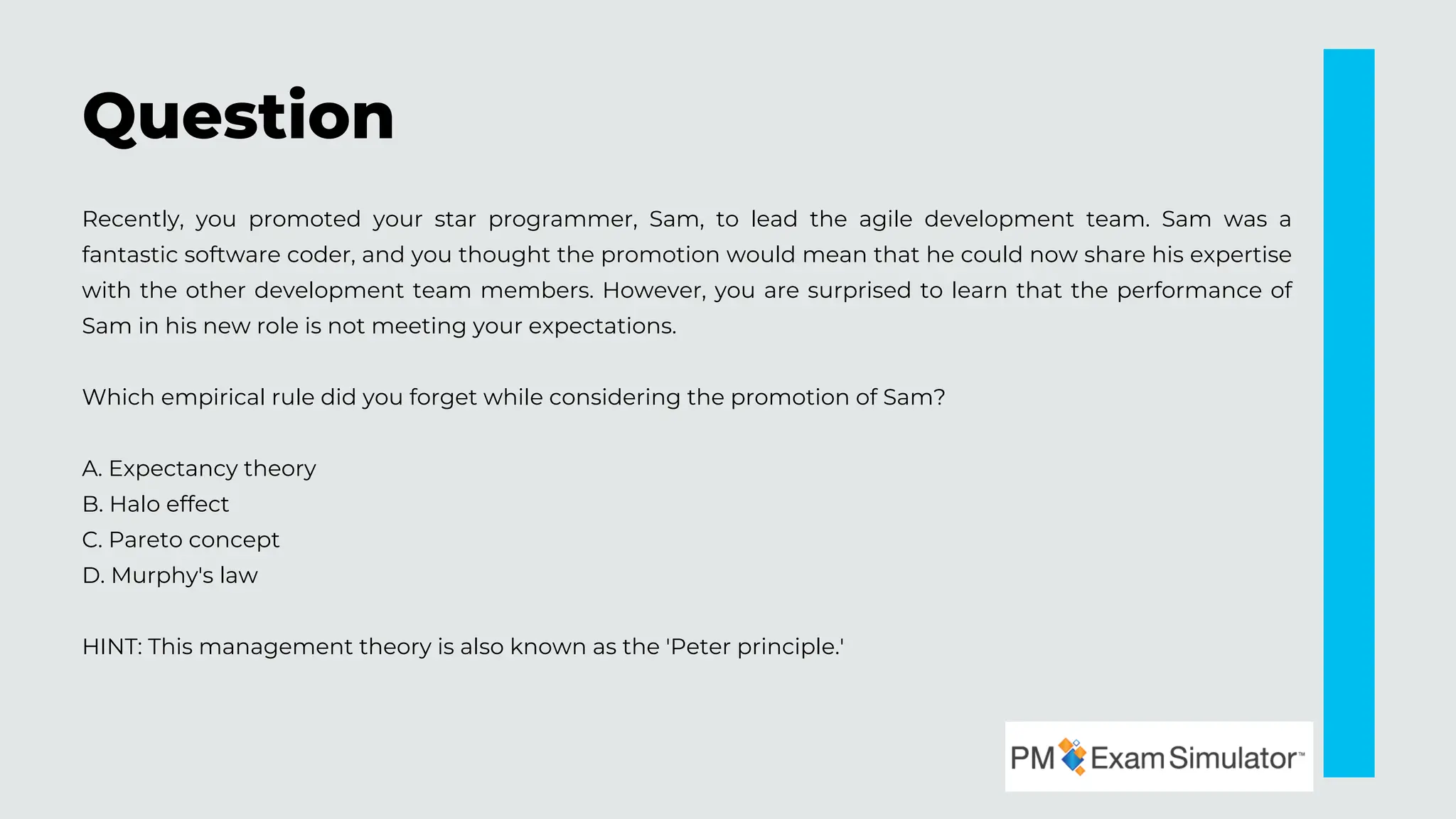 Free PMP Exam Sample Question | PPT