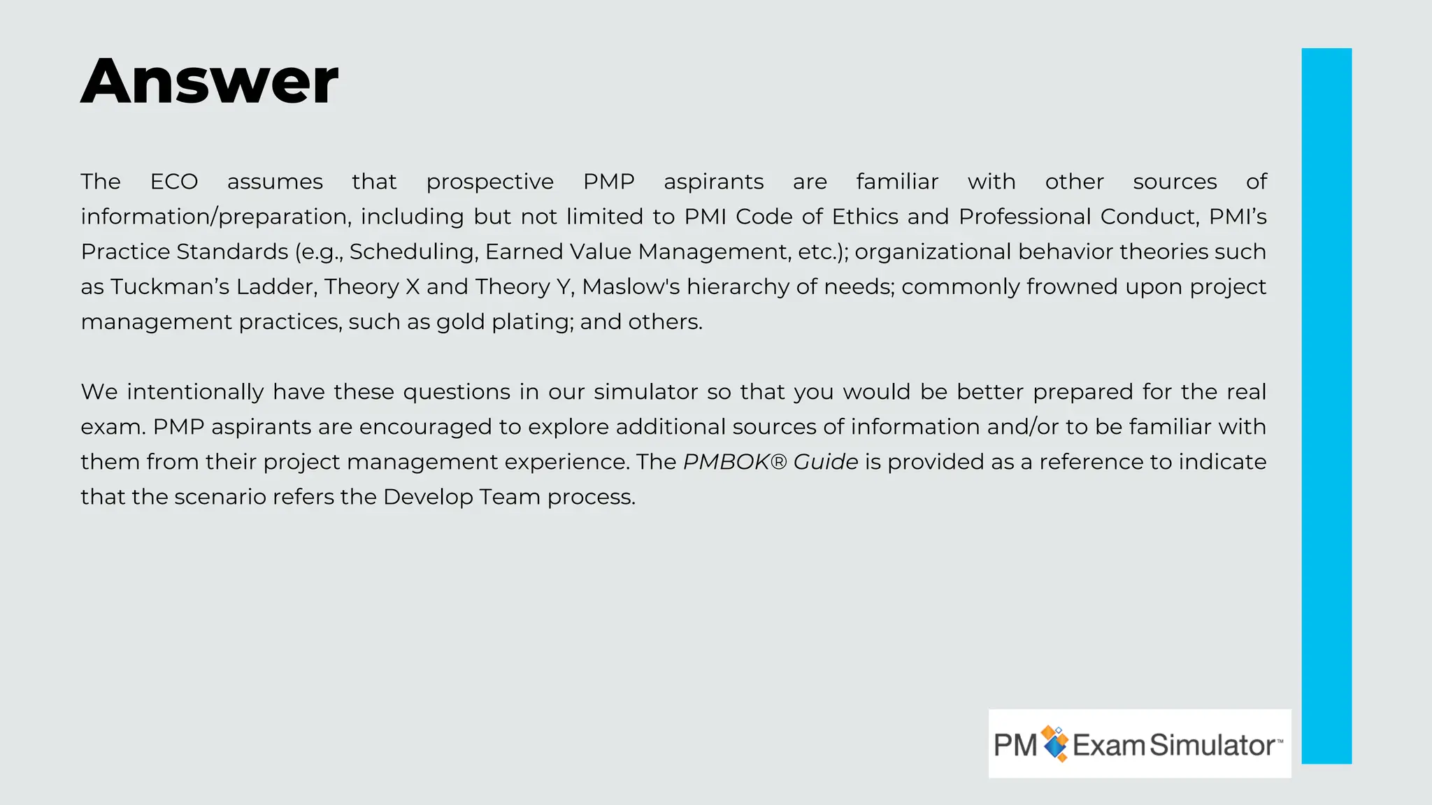 Free PMP Exam Sample Question | PPT