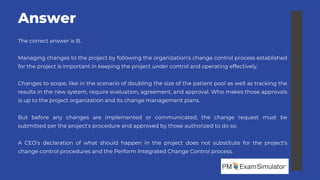 Free PMP Exam Sample Question | PPT