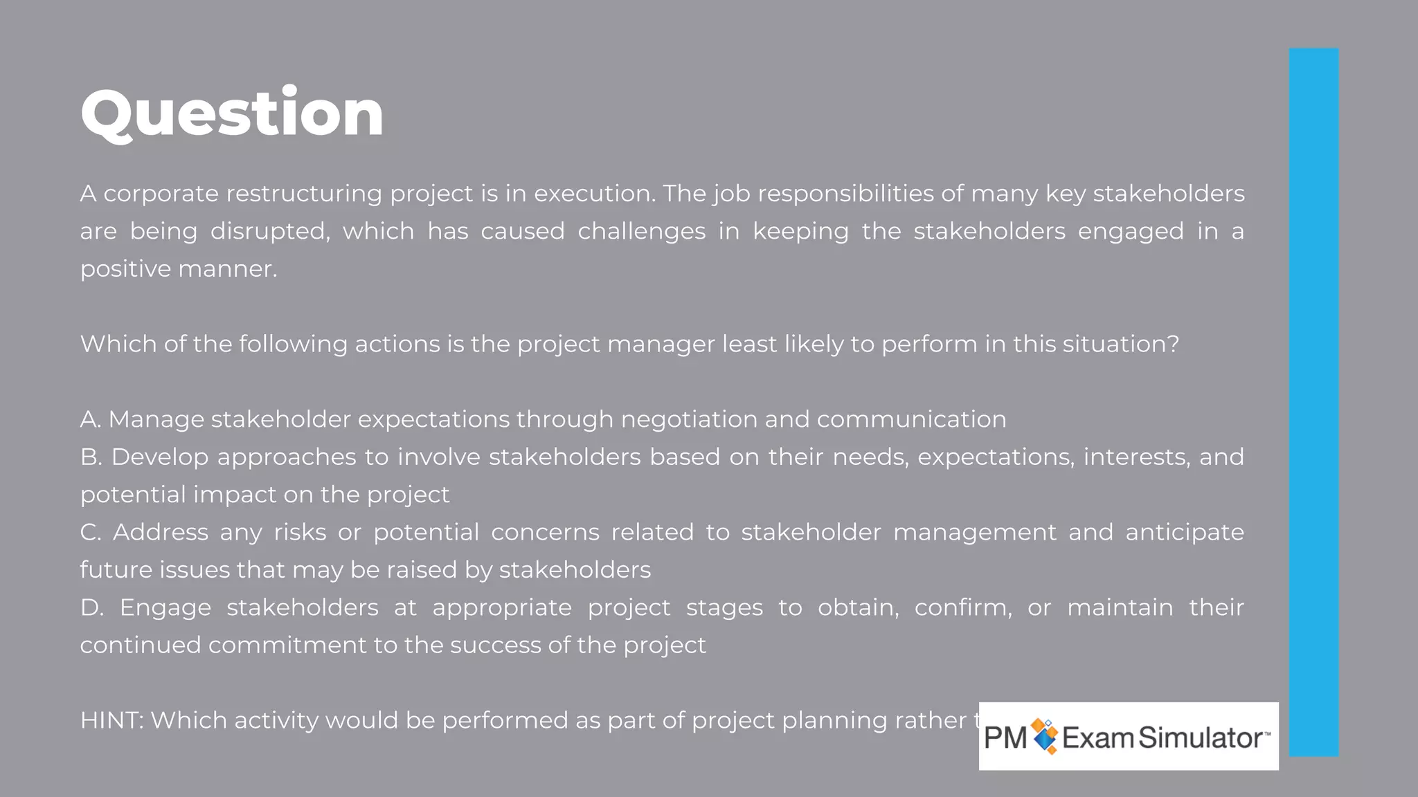 Free PMP Exam Sample Question of the Week | PDF