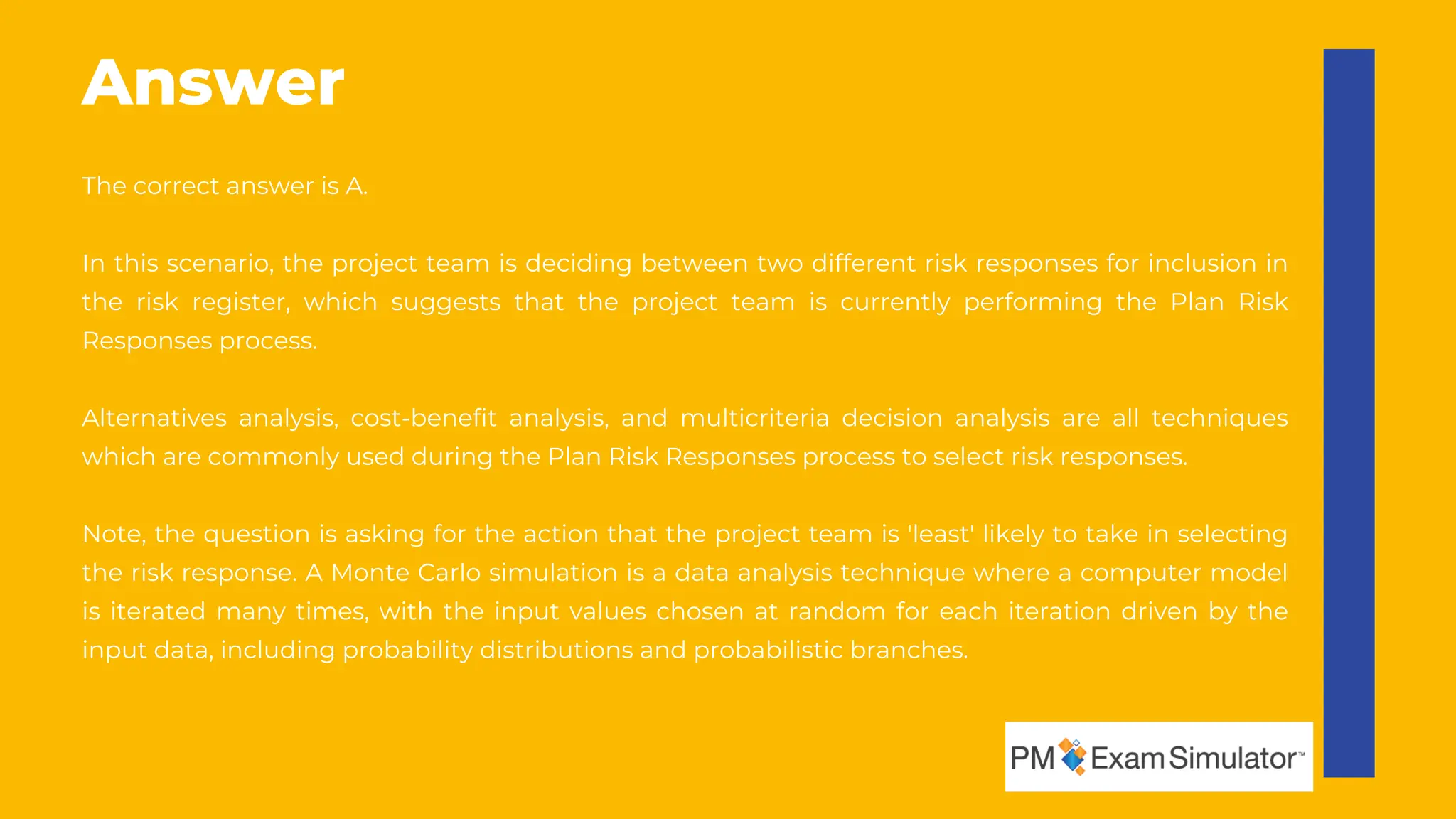 Free PMP Exam Sample Question of the Week | PPT