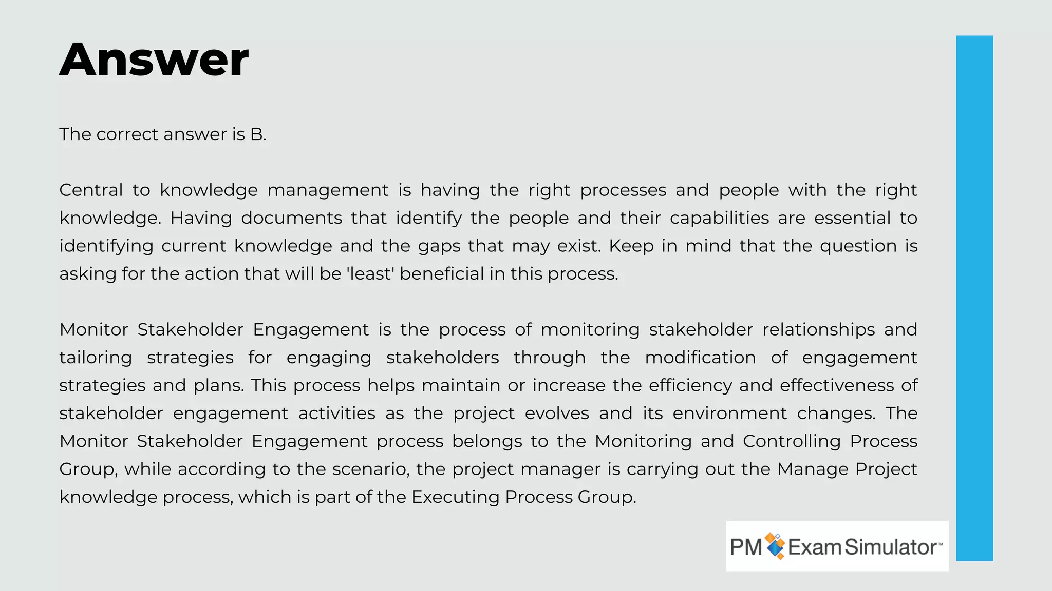 PMP Exam Sample Question and Answer | PPT