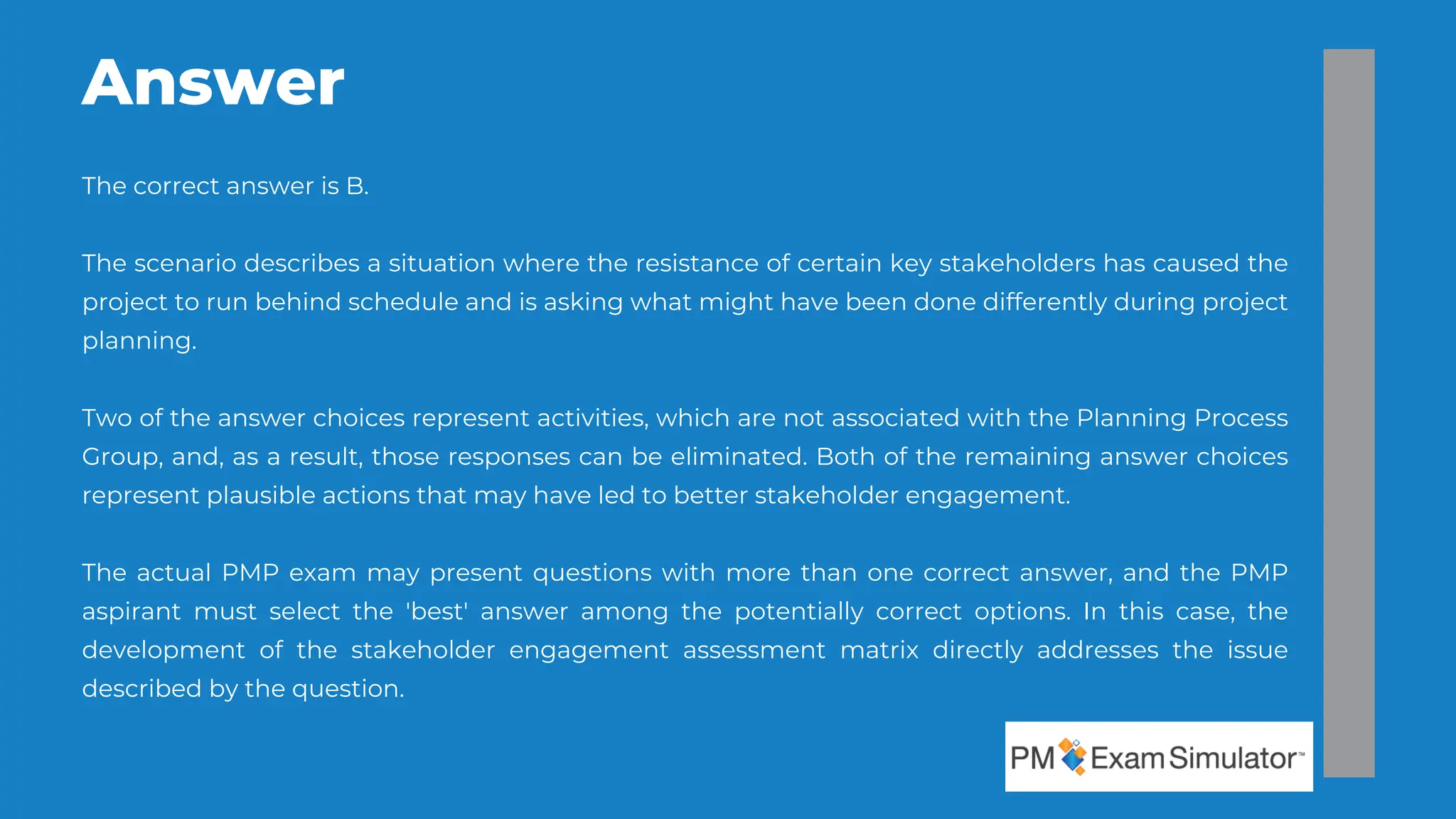 Free PMP Exam Sample Question of the Week | PDF