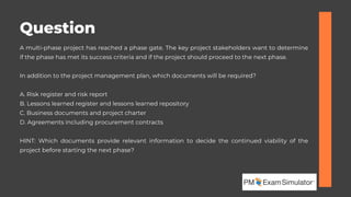 PMP Exam Q & A | PPT