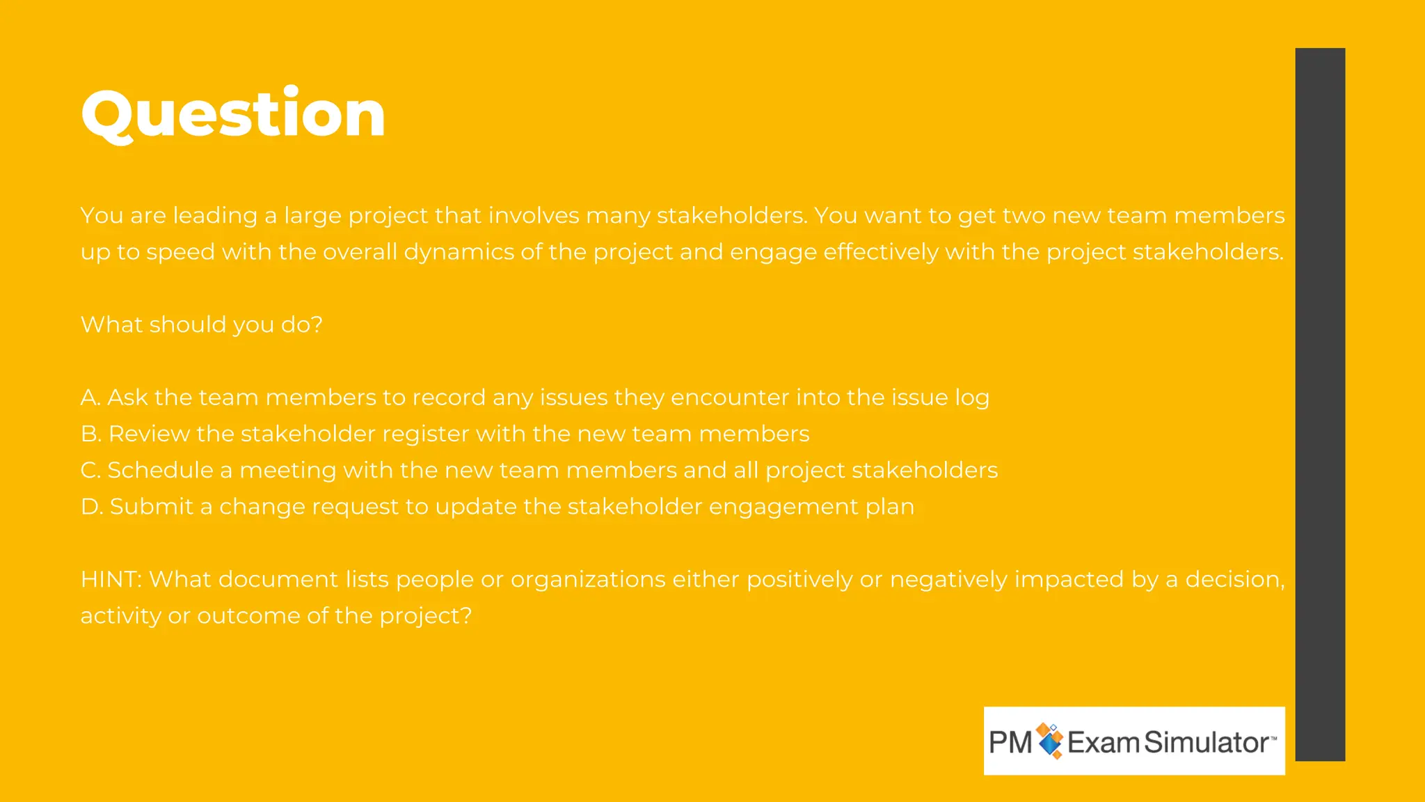 Free PMP Exam Sample Question of the Week | PDF | Education