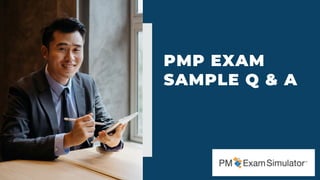 Free PMP Exam Sample Question of the Week | PPT
