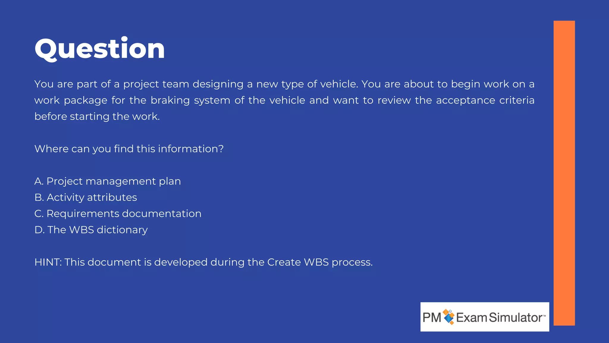 Free PMP Exam Sample Question | PPT | Free Download Free PMP Exam Sample Question | PPT | Free Download