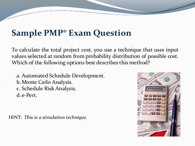 PMP Five Sample Questions
