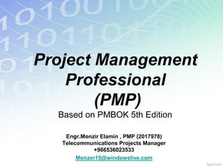 PMP Training, Chapter 1-2-3- framework | PDF