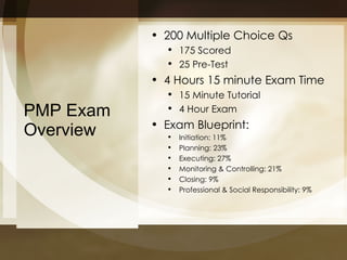 PMP Informational Presentation | PPT
