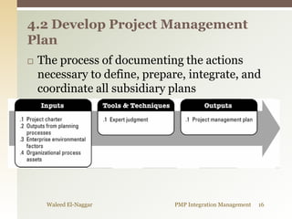 Pmp integration management | PPT