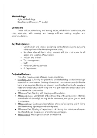 Project Management Planning & Control Assignment 2 | PDF
