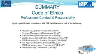 PMP Muzette Charles_Sp19_Week6_Ethics Review | PPTX
