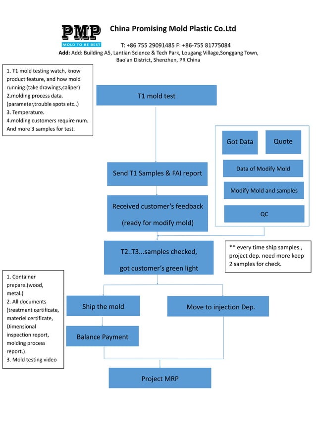 PMP MOLD project management workflow | PDF
