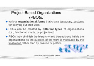 PMP PMbok 5th CH1 - CH2 | PDF