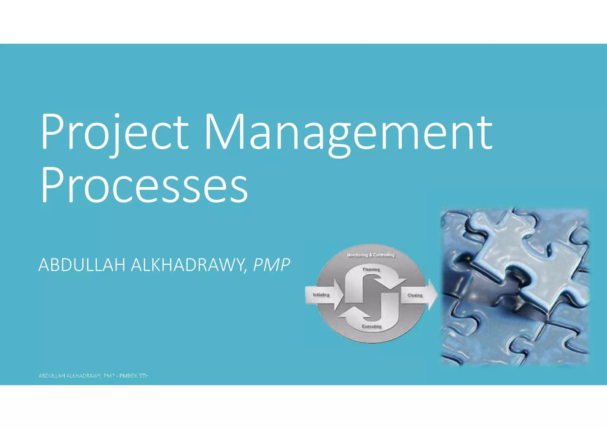 PMP PMBOK5 project management processes | PDF