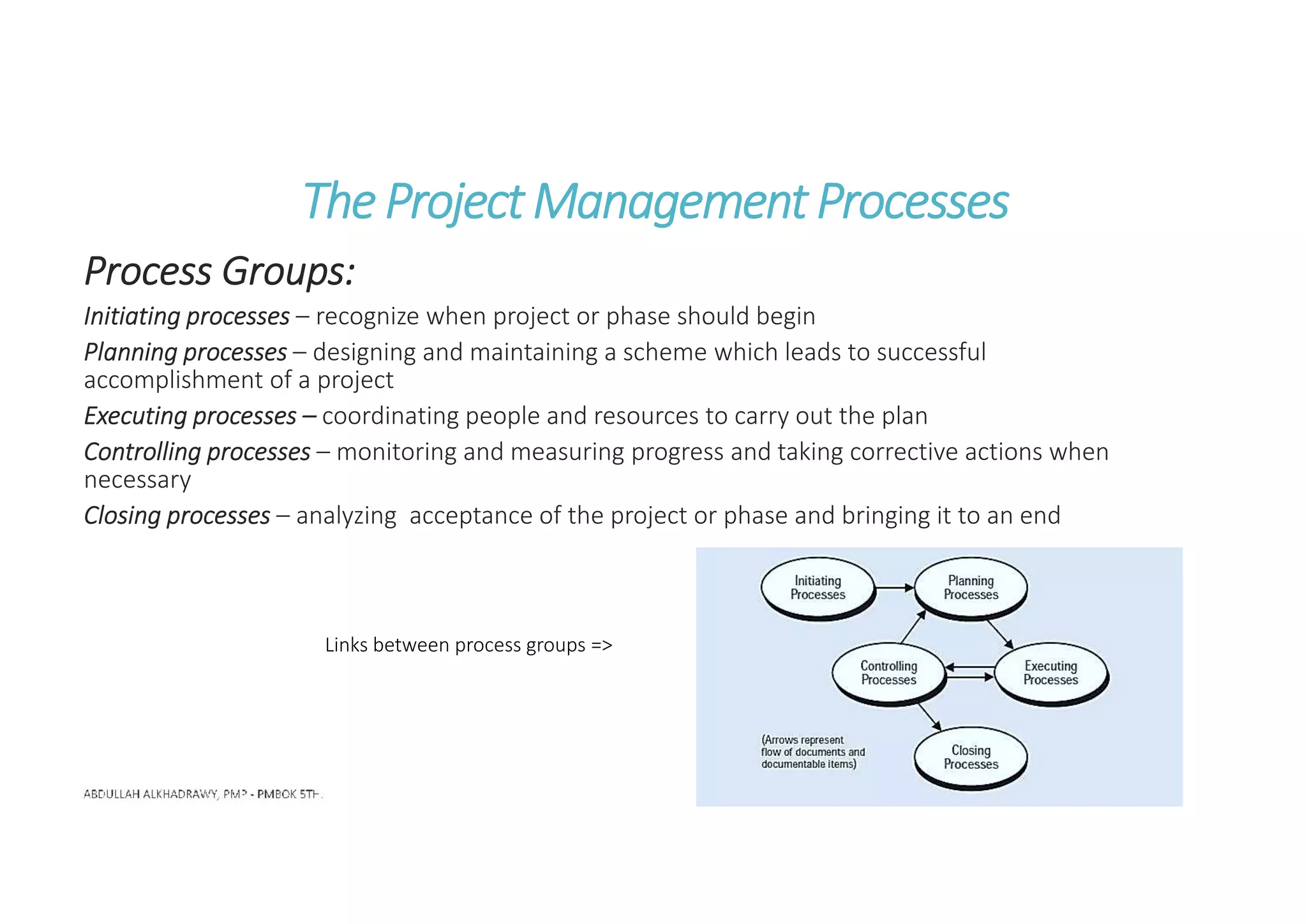 PMP PMBOK5 project management processes | PDF