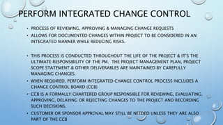 Pmp – pmbok 5th edition chapter4 project integration management final | PPT