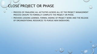 Pmp – pmbok 5th edition chapter4 project integration management final | PPT