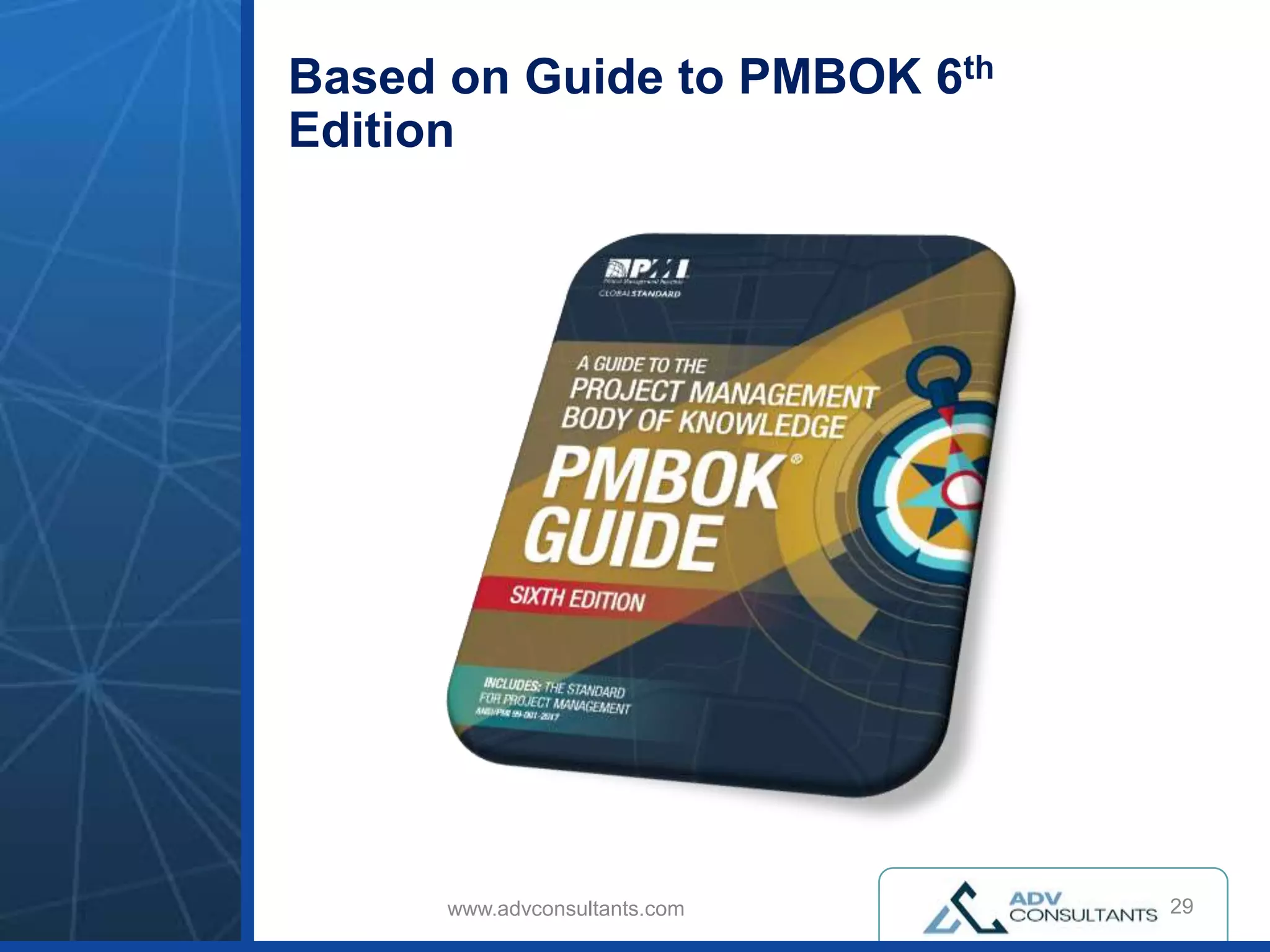Instructor Slides - PMP/CAPM PMBOK 6th Edition | PPTX