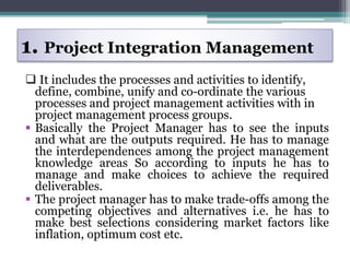 Project management processes Groups | PPTX