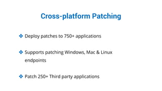 ManageEngine's Patch Manager Plus | PDF