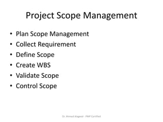 Project Scope Management | PPT