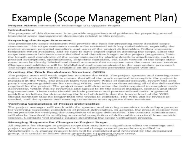 Project Scope Management