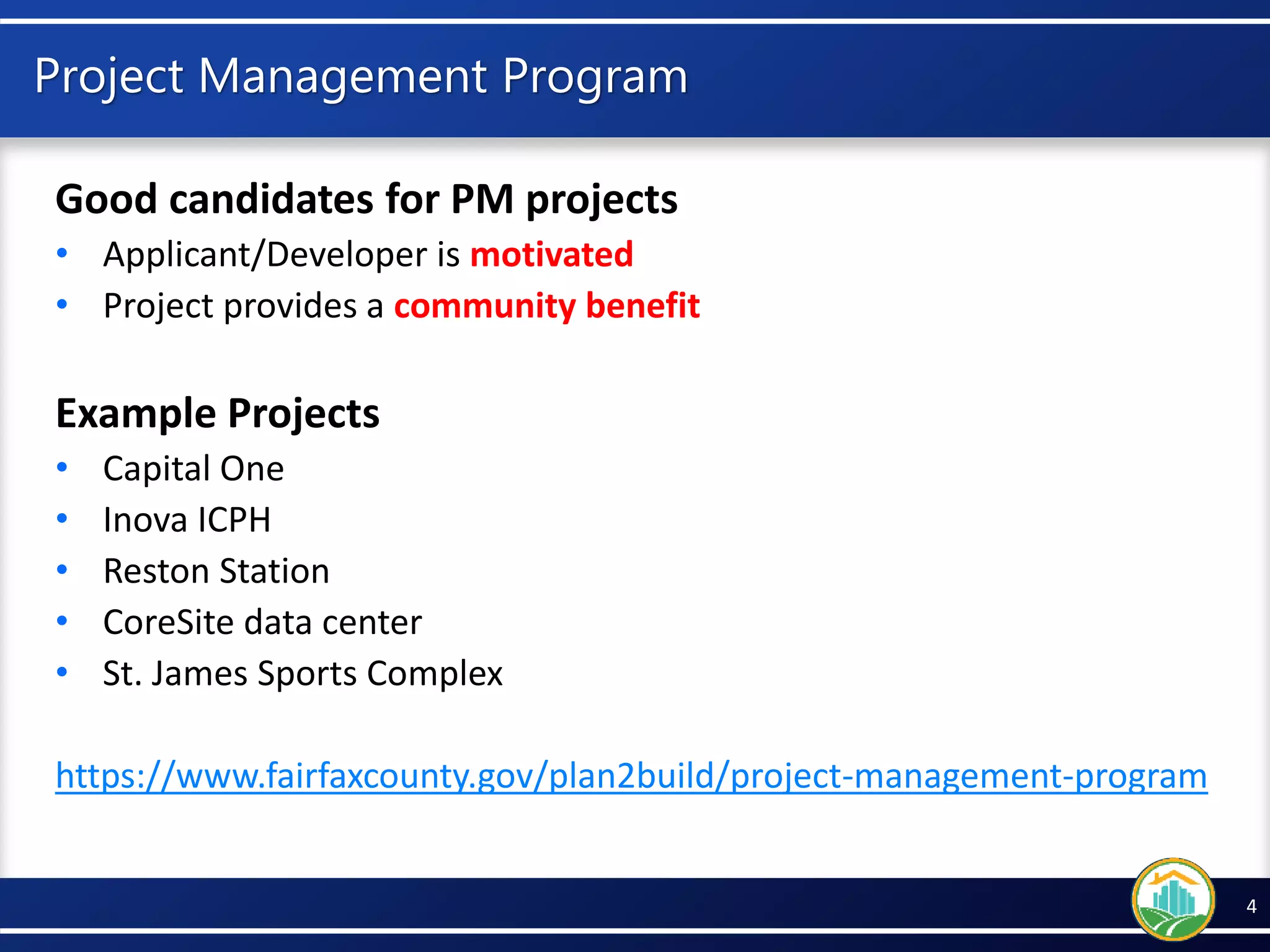 Land Development Services - Project Management Program | PPTX