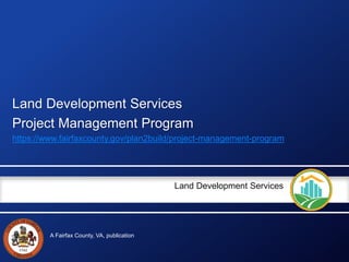 Land Development Services - Project Management Program | PPTX